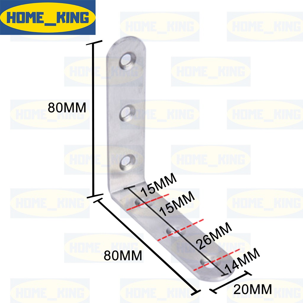 Home King Thickened Solid Stainless Steel L Bracket Angle Bracket L ...