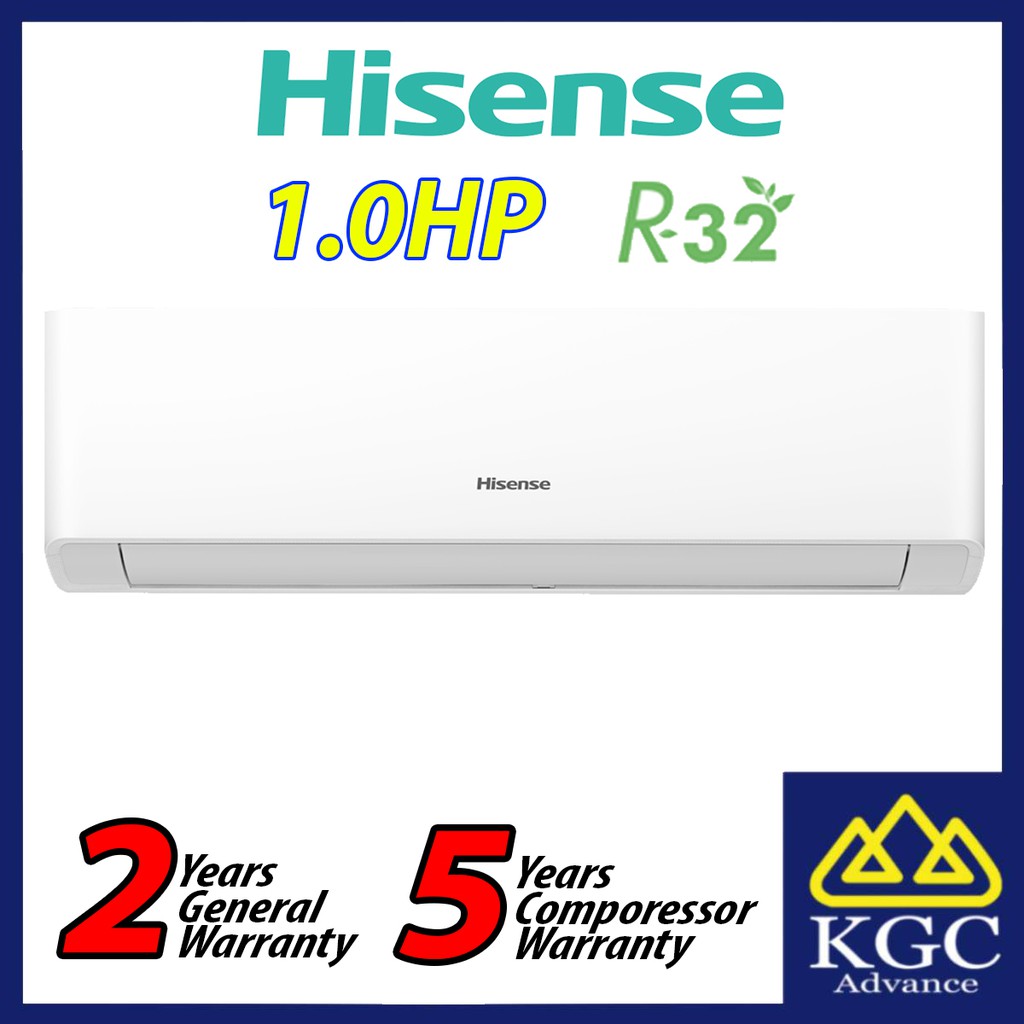 Hisense 1.0HP Standard Air Conditioner R32 AN09CBG | Shopee Malaysia