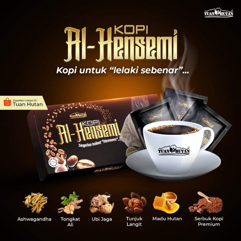 🔥TUAN HUTAN🔥 KOPI AL HENSEMI TUAN HUTAN VERSI 3 | Shopee Malaysia