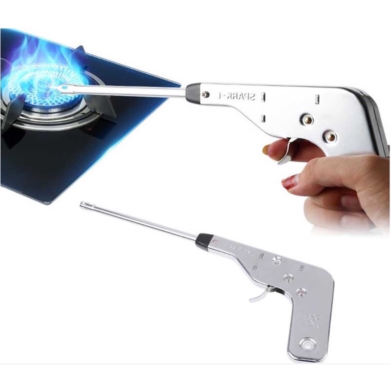 Electronic Gas Igniter Spark L Stainless Steel / Gas Lighter / Pemantik ...