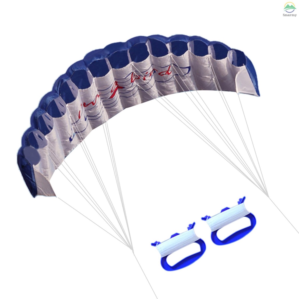 1.4m Colorful Double Flying Line Wing Kite Stunt Power Kite Soft Giant ...