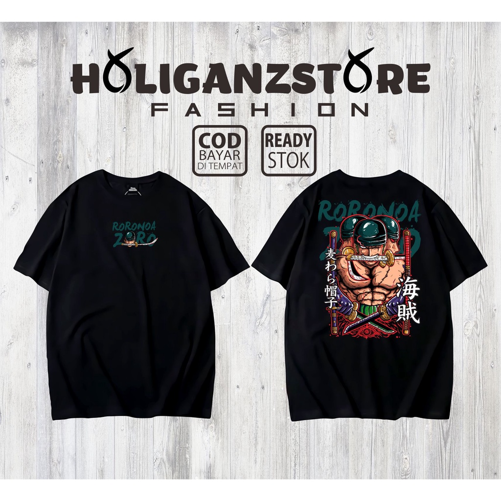 One PIECE RORONOA ZORO OP012 Anime Shirt Holiganz Premium Anime Shirt ...