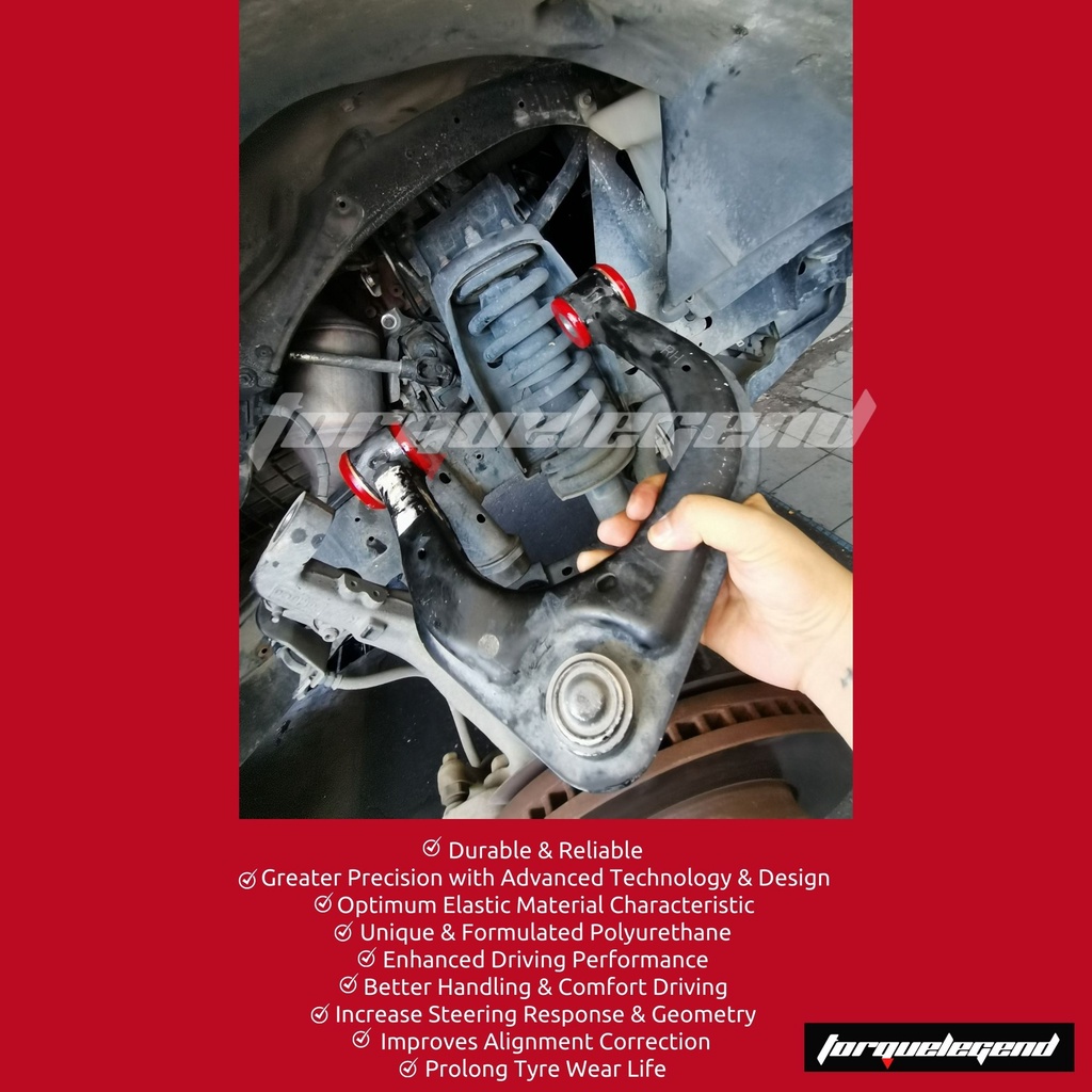 Polymann FORD RANGER T6/T7 Performance Lower Arm PU/upper arm/leaf ...