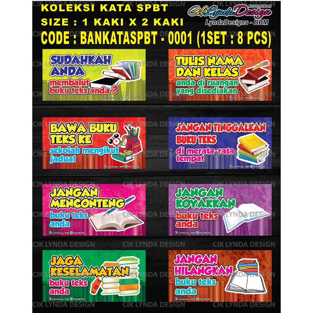 PRE-ORDER - BANNER SET KATA SPBT | Shopee Malaysia