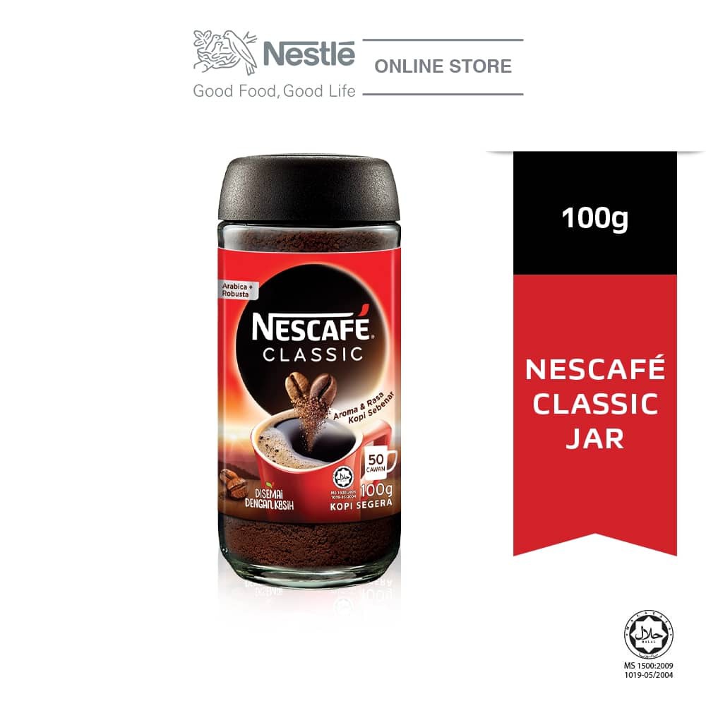 NESCAFE Classic Jar (100g & 200g) | Shopee Malaysia