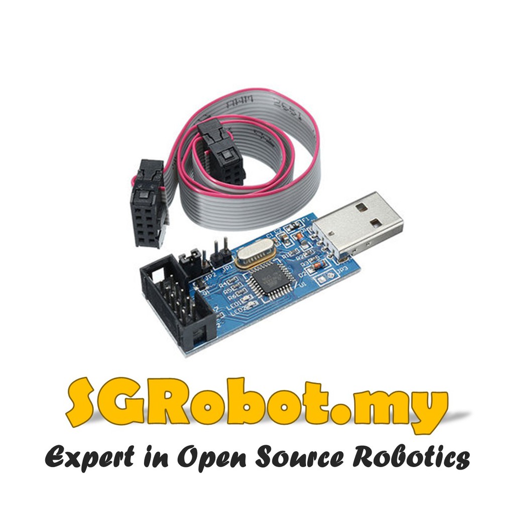 USB ISP USBASP Programmer for ATMEL AVR 51 ATMega ATTiny ATMEGA8 | Shopee Malaysia