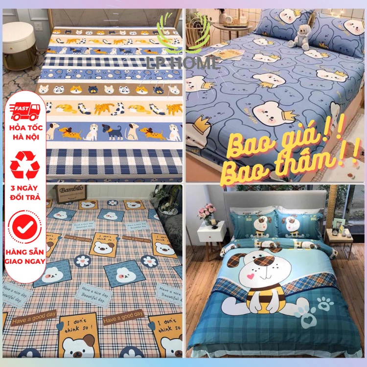 Thick cotton waterproof sheets with cute and funny summer patterns - m6 ...