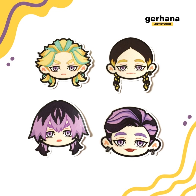 Tokyo Revengers Chibi Stickers | Haitani Brothers | Rindou Ran | Shopee ...