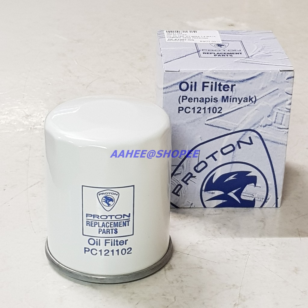 Original Proton Oil Filter PC121102 - SAGA Blm FLX VVT EXORA Gen2 IRIZ ...
