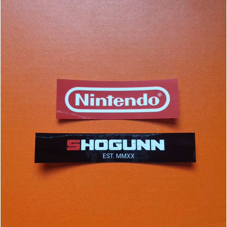 Nintendo Logo Laminated Vinyl Stickers | Shopee Malaysia
