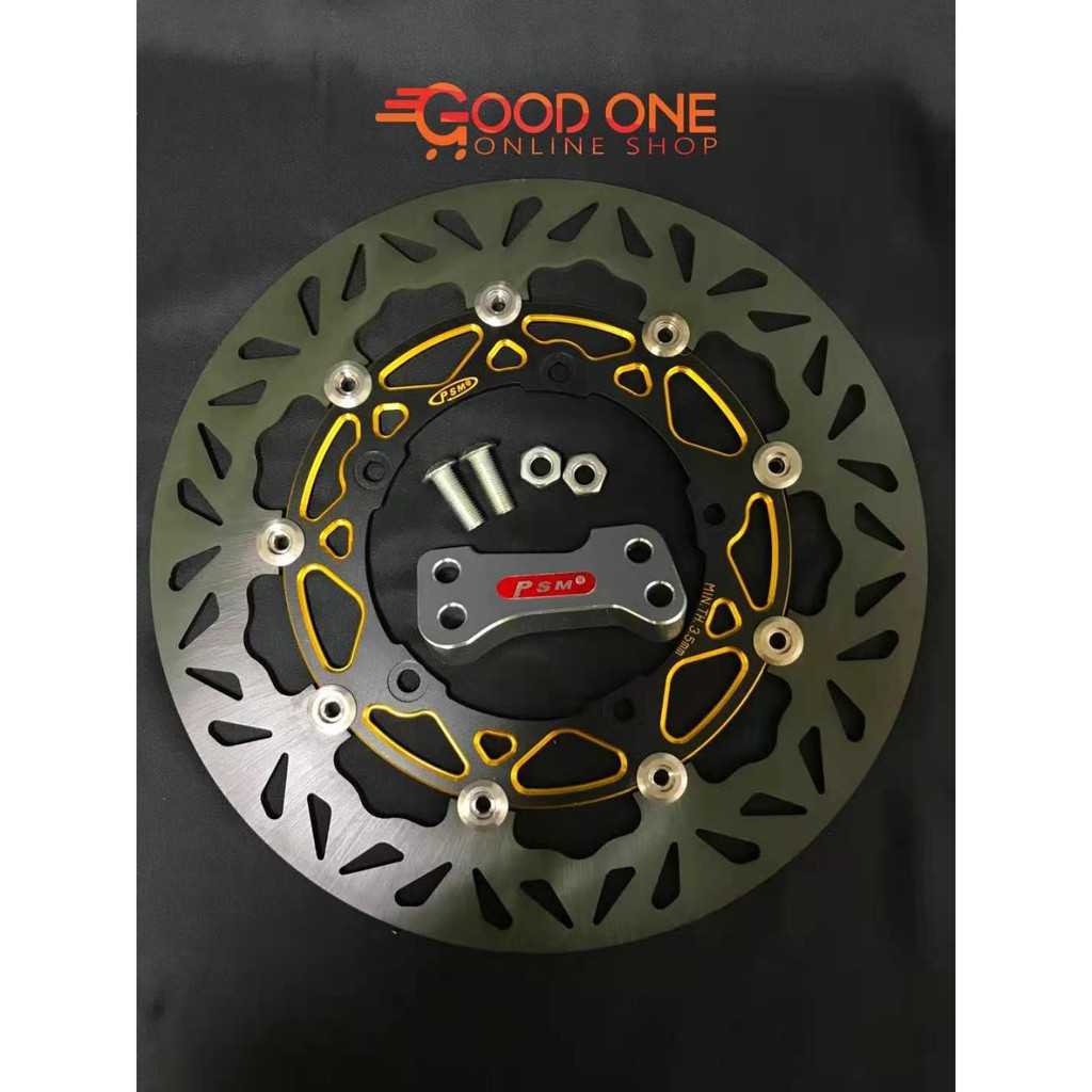 Yamaha R25 Racing Brake Disc Plate 320mm (Black/Gold) | Shopee Malaysia