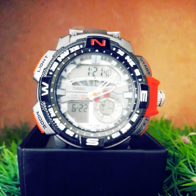 Casio Dual Time Alarm Chrome | Shopee Malaysia