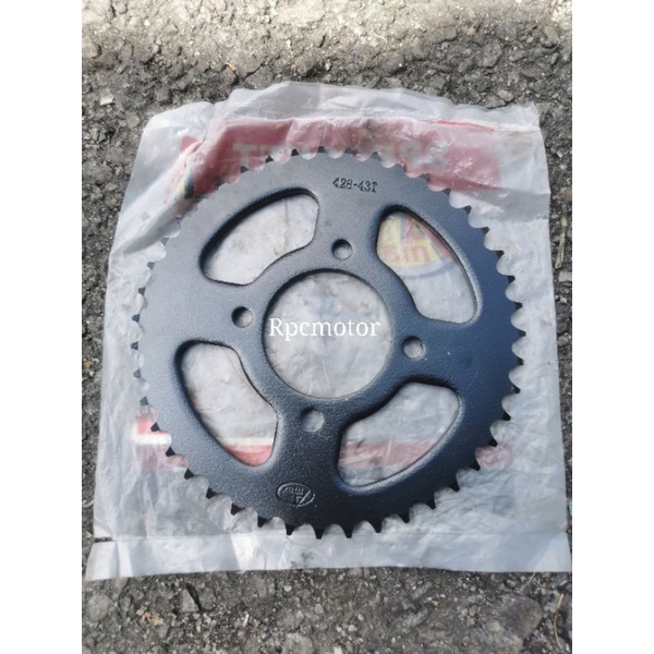 BANELLI RFS 150 TXR150 GP100 GP125 TRS 428 REAR SPROCKET SPOKET ...