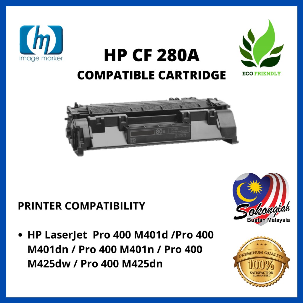 🔥READY STOCK🔥COMPATIBLE TONER HP CF280A 280A 80A FOR HP LaserJet Pro ...