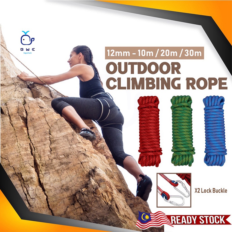 【Fast Delivery】 Climbing Rope Hiking Mountaineering Rescue Equipment ...