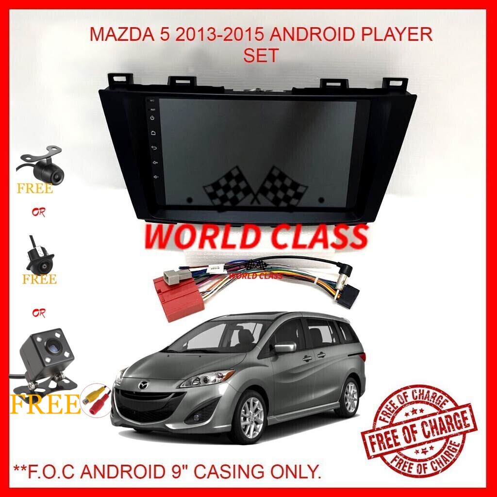MAZDA 5 2011-2015 ANDROID 9" IPS PLAYER WITH 2.5D FULL HD SCREEN WITH ...