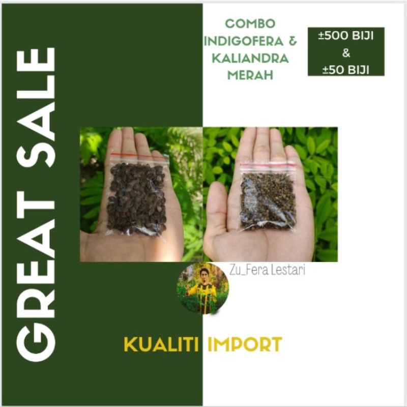 Combo Biji Benih (Indigofera & Kaliandra Merah) | Shopee Malaysia