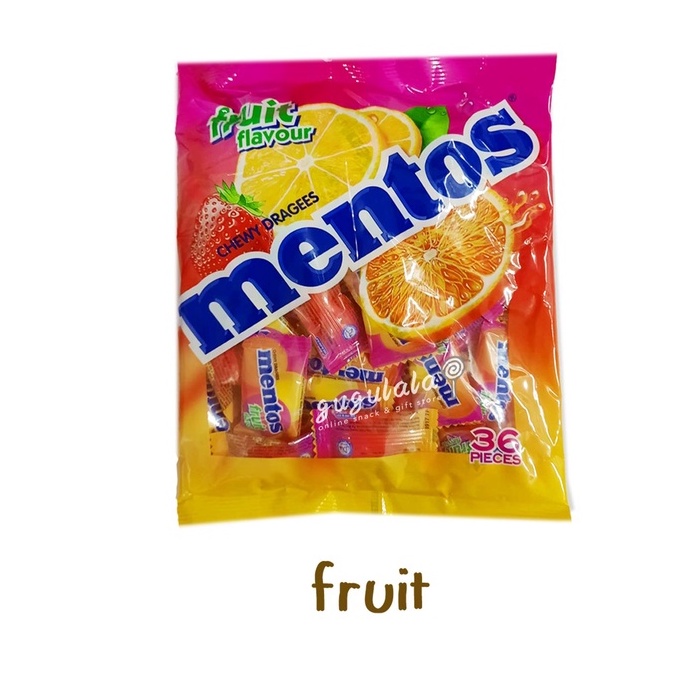 Mentos Fruit Candy 36pcs | Shopee Malaysia