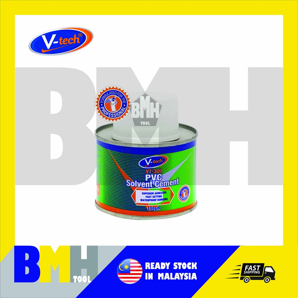 VTECH VT-300 PVC SOLVENT CEMENT / PVC PIPE GLUE 100ml | Shopee Malaysia