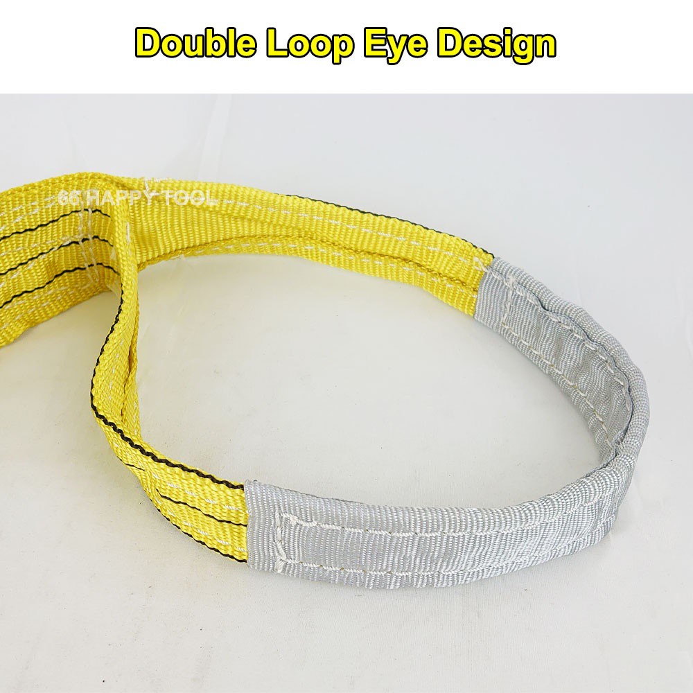 Webbing Lifting Sling Belt 3 Tons (75mm) 3m 4m 5m 6m 8m Heavy Duty ...