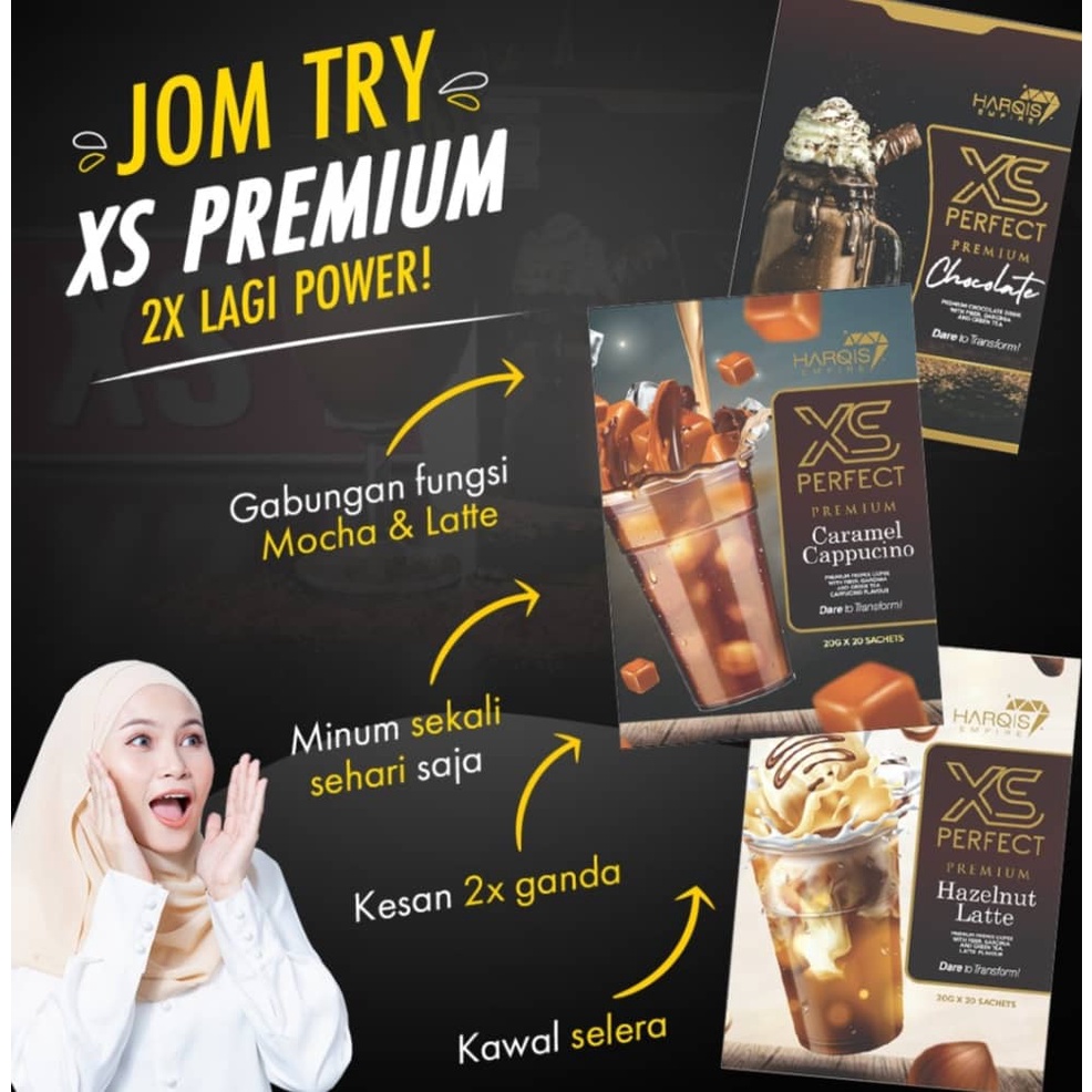 READY STOCK!!XS PERFECT PREMIUM CHOCOLATE / CARAMEL CAPPUCCINO ...