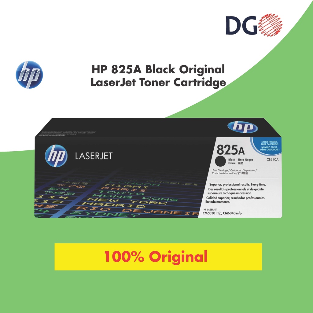 HP 825A Black Original LaserJet Toner Cartridge (CB390A) | Shopee Malaysia