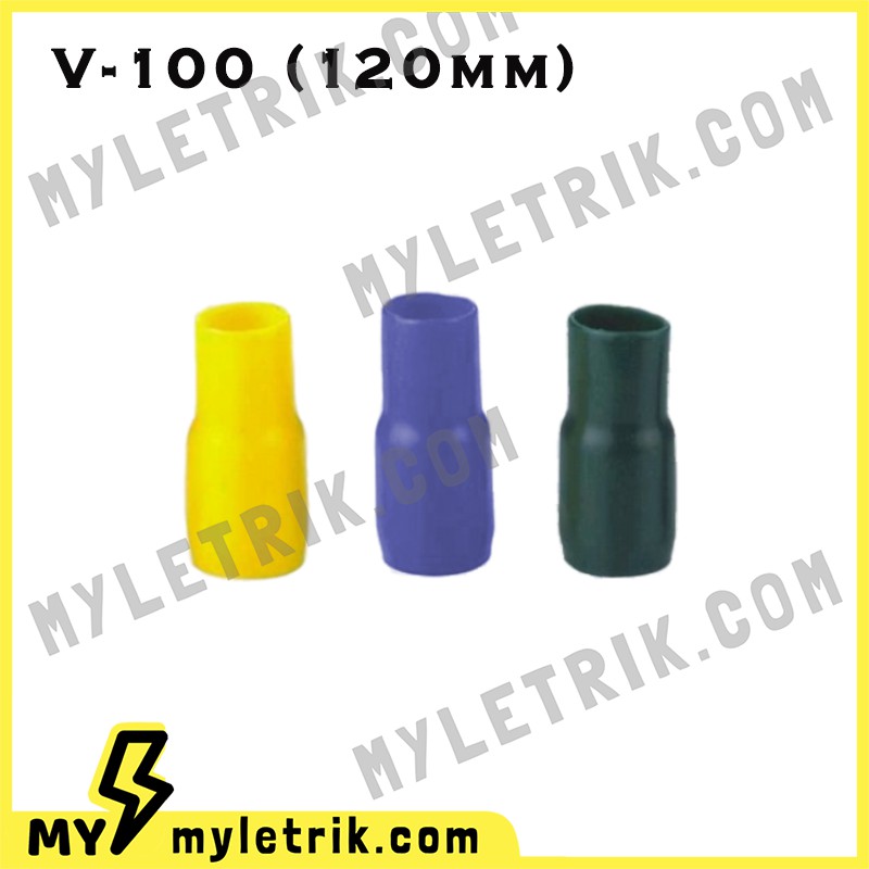 PVC Color End Cap Red Yellow Blue Green Black V-2 to V-100 1.5mm to ...