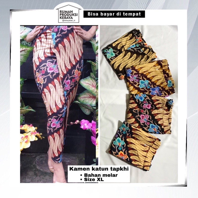 KATUN Kamen batik Cotton strait Stretchy/Kebaya Bottoms/batik Long ...