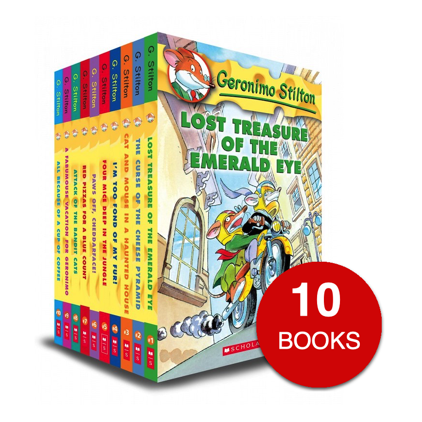 [100% original] Geronimo Stilton Collection #1-#10 (10 books) | Shopee ...