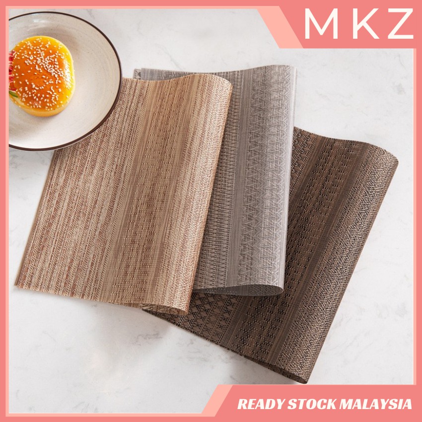 READY STOCK Placemat Dining Table Lapik Alas Pelapik Meja Makan Kitchen ...