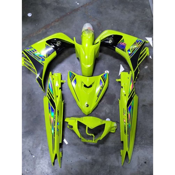 HLD Cover Set Rainbow carbon LC135 V4/V5/V6/V7 Sticker Chrome | Shopee ...