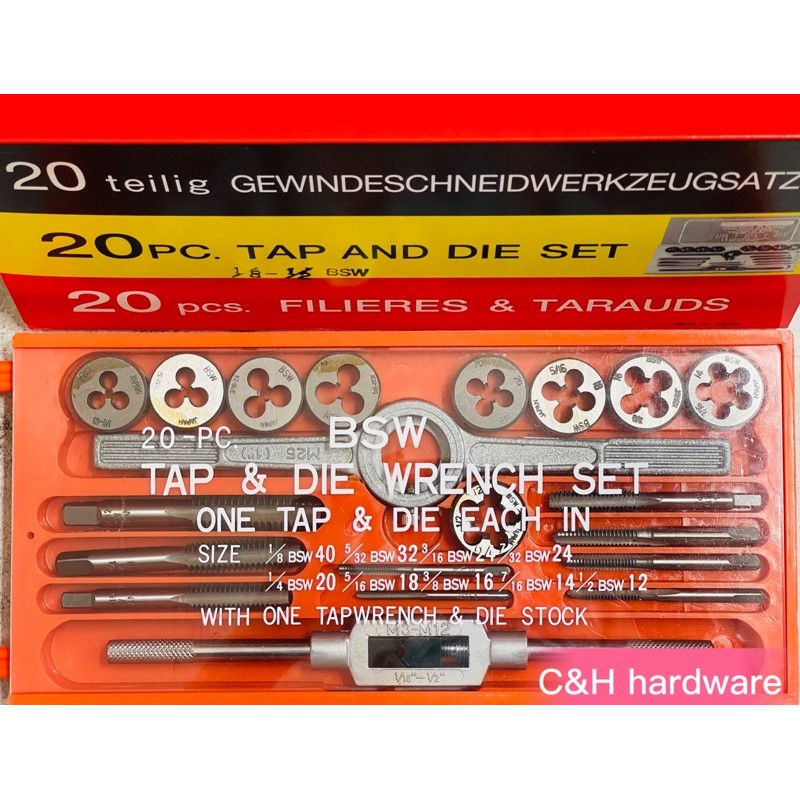 SKC 40PC METRIC SIZE TAP & DIES SET ALAT BUAT TRIP SCREW MADE IN JAPAN | Shopee Malaysia