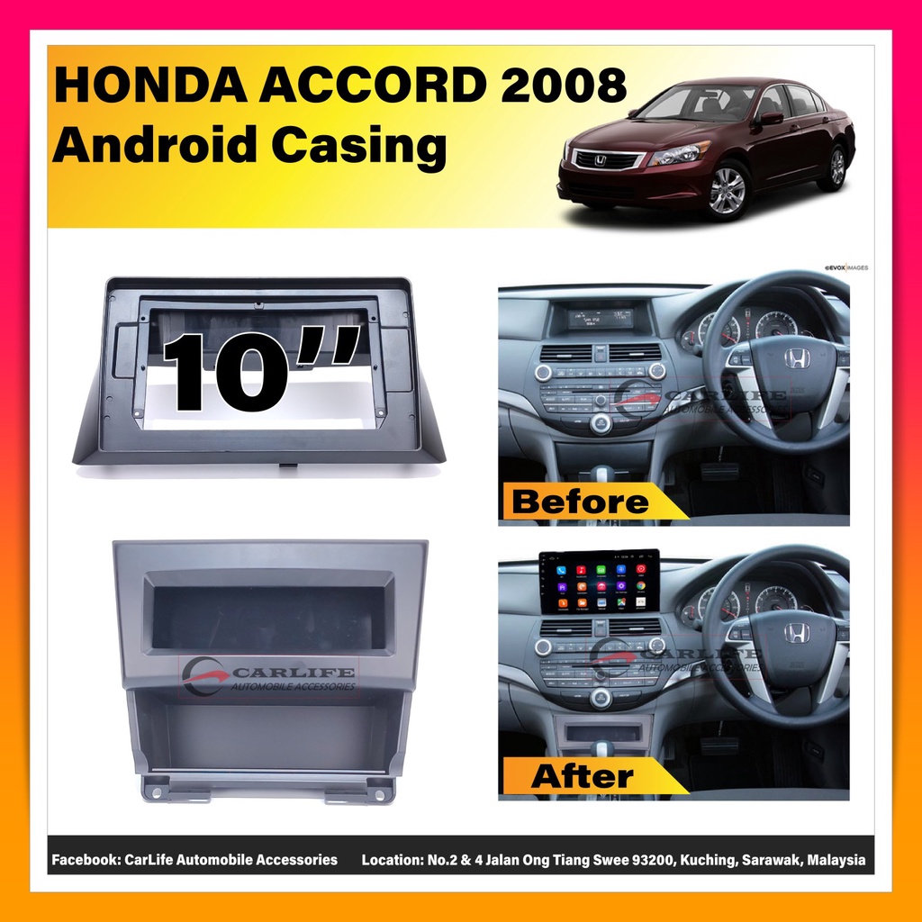Honda Accord 2008 10" Android Casing | Shopee Malaysia
