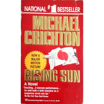 [BnB] Rising Sun by Michael Crichton (Condition: Good) | Shopee Malaysia