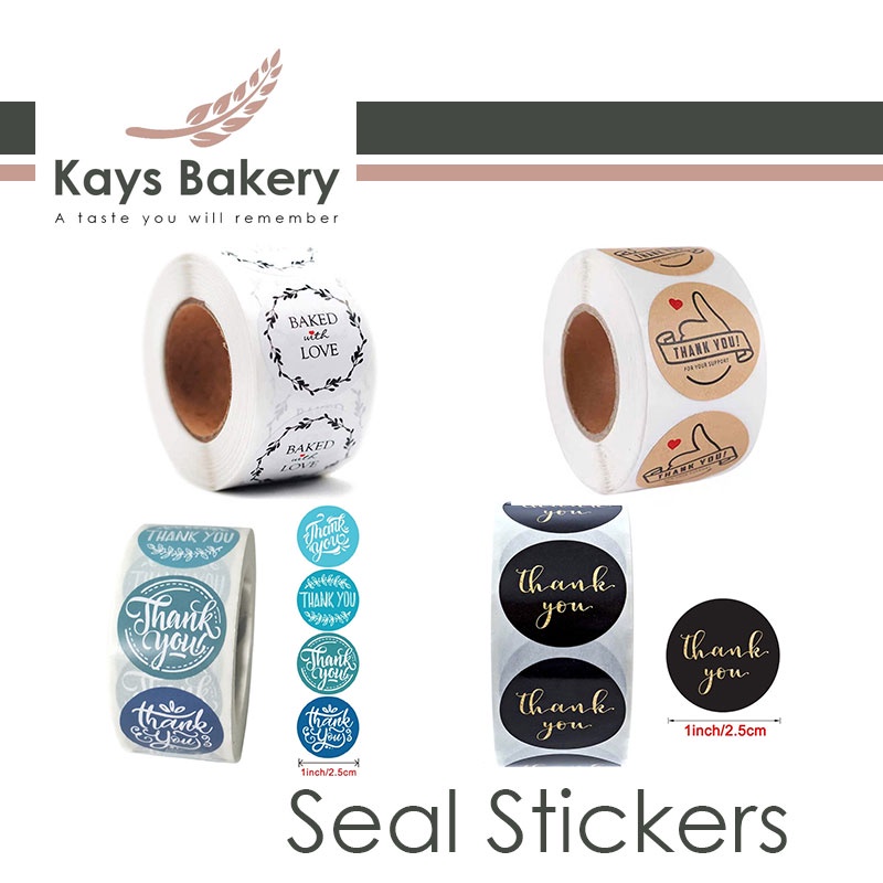 [Kays Bakery] Seal Stickers 500pcs Home Bakery | Shopee Malaysia