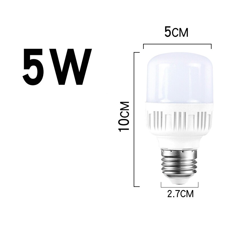 1 Pieces E27 LED Light Bulb AC 220V Bulbs 5W for Indoor and Outdoor ...