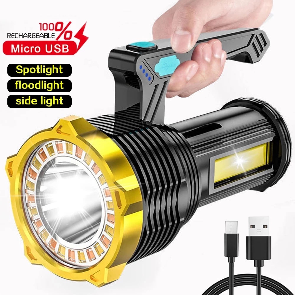 Multifunction Outdoor Floodlight Rechargeable Super Bright Flashlight ...