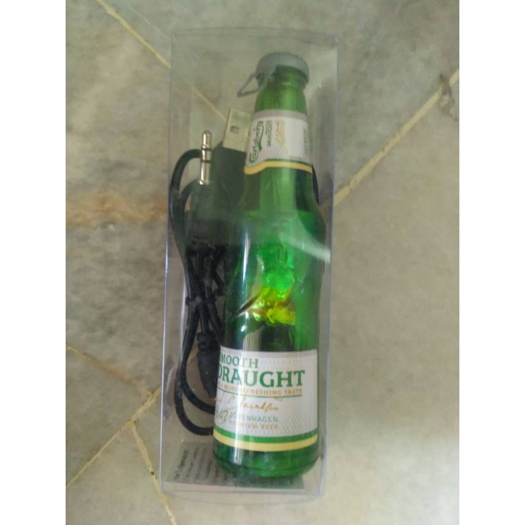 Carlsberg mini beer chargeable speaker limited edition | Shopee Malaysia