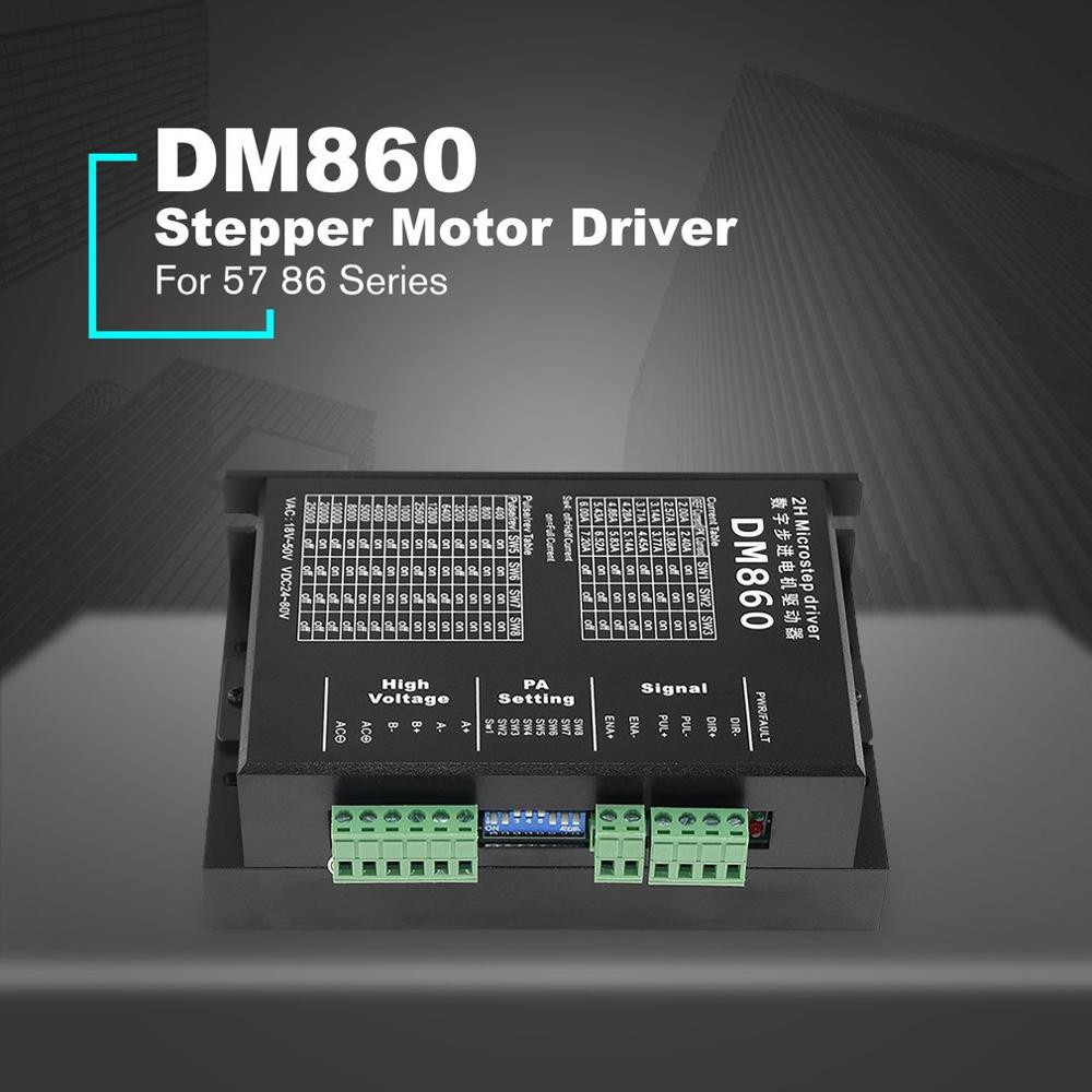AC/DC Universal Stepper Motor Driver DM860H Microstep NEMA 23 34 DMA860 DM860 DMA860H | Shopee ...