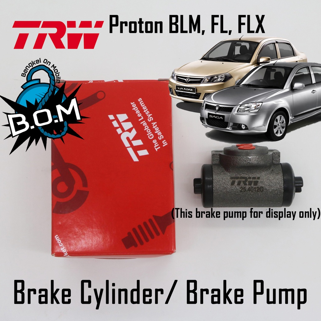 TRW Brake Pump, Brake Cylinder, Proton Saga BLM, FL, FLX (2008-2016 ...