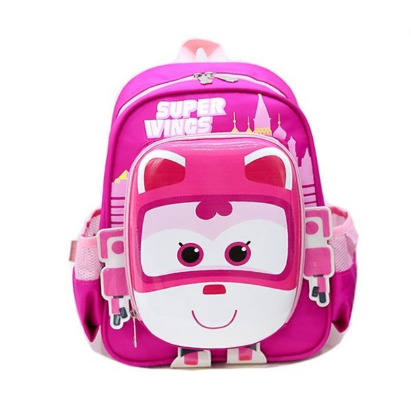 retail girl school bag backpack primary kindergarten pink rm25 robocar ...