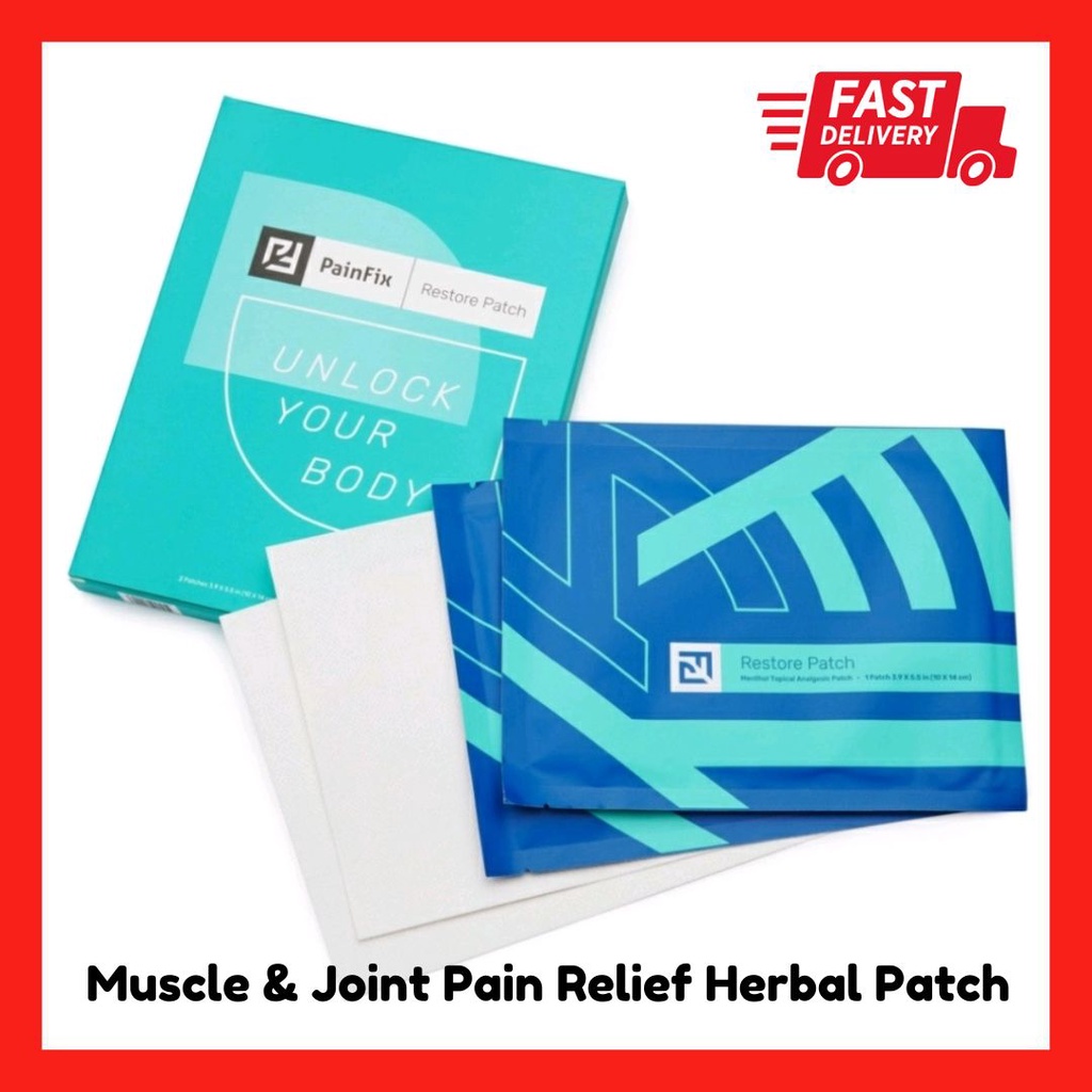 PAINFIX RESTORE PATCHES FOR MUSCLE & JOINT PAIN RELIEF, KNEE & BACKPAIN ...