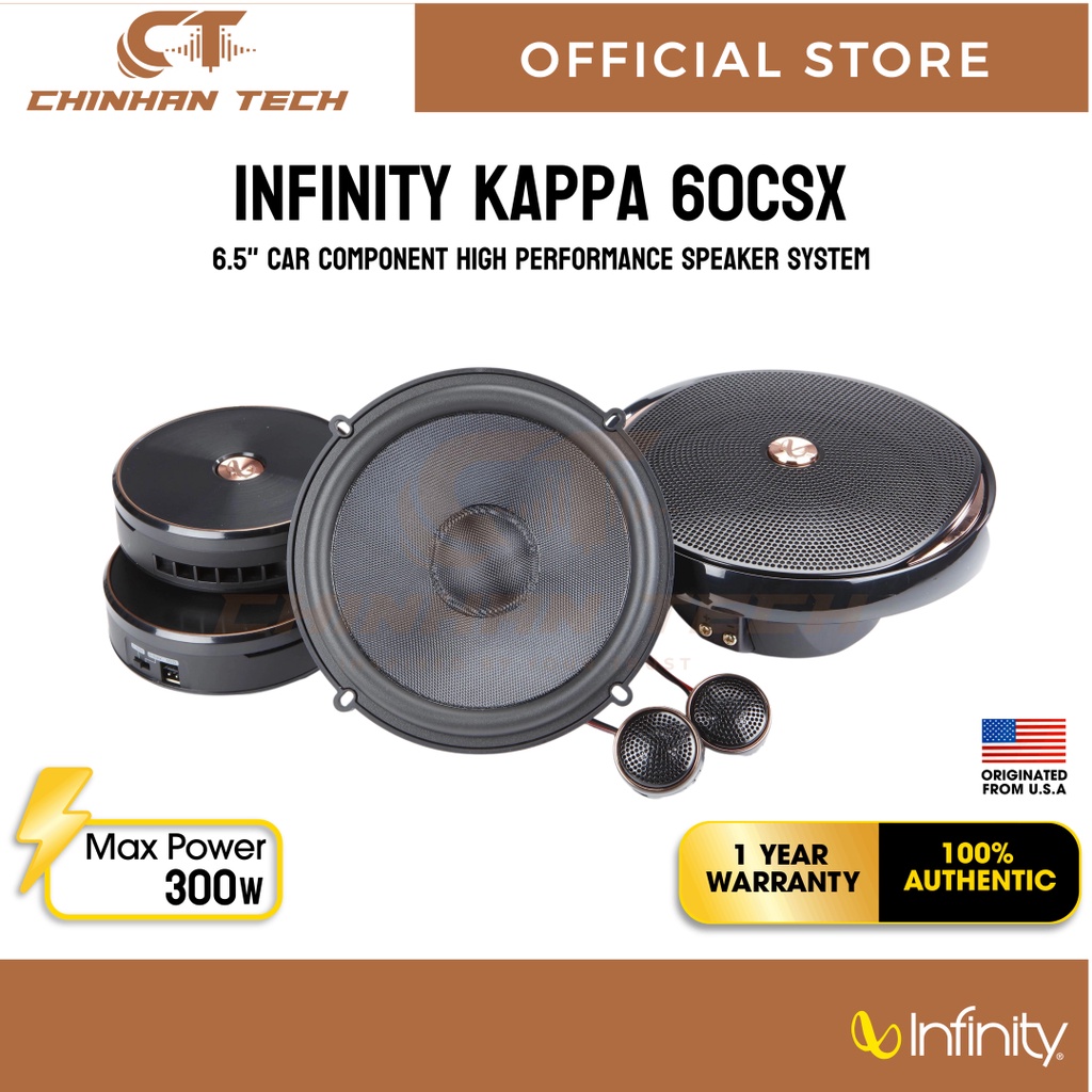 Infinity Kappa 60csx 6-1/2 inch car component high performance speaker ...