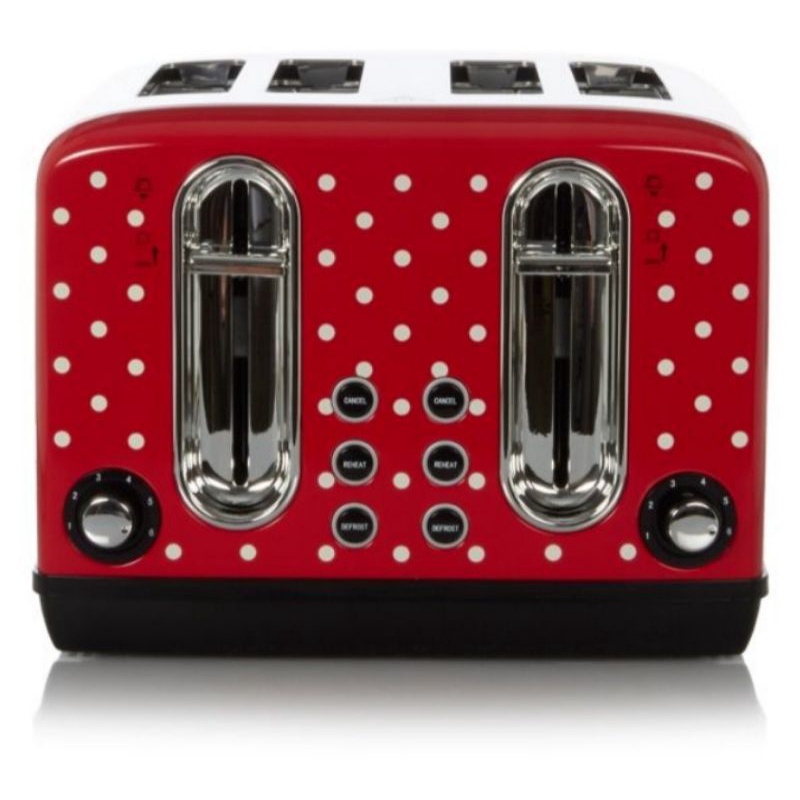 ( Ready Stock!!!) George Toaster 4 Slice Polkadot | Shopee Malaysia