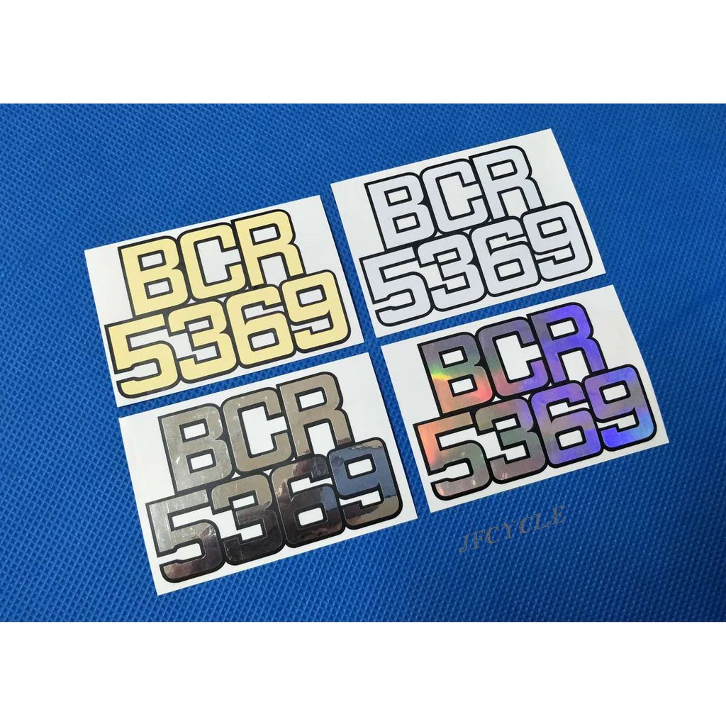 Sticker Plate Depan / Nombor Plte Motor Cutting (J1329) | Shopee Malaysia