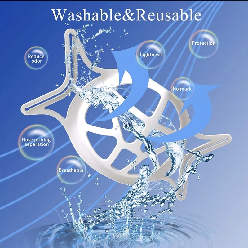 3D mask guard mask bracket face mask breath smoothly lipstick protector ...