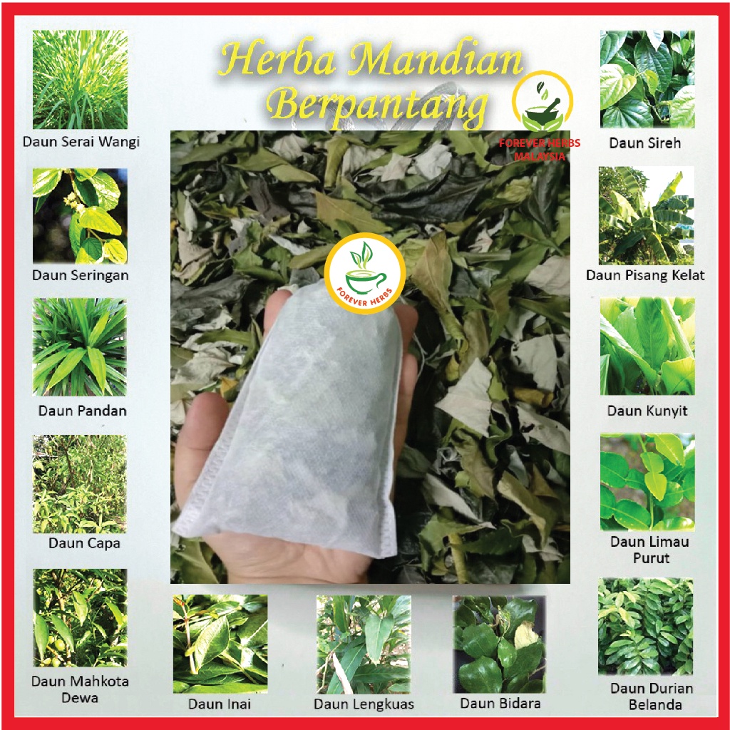 [10 pack] Herbal Mandian Berpantang lepas bersalin Herba Wangian Bau ...