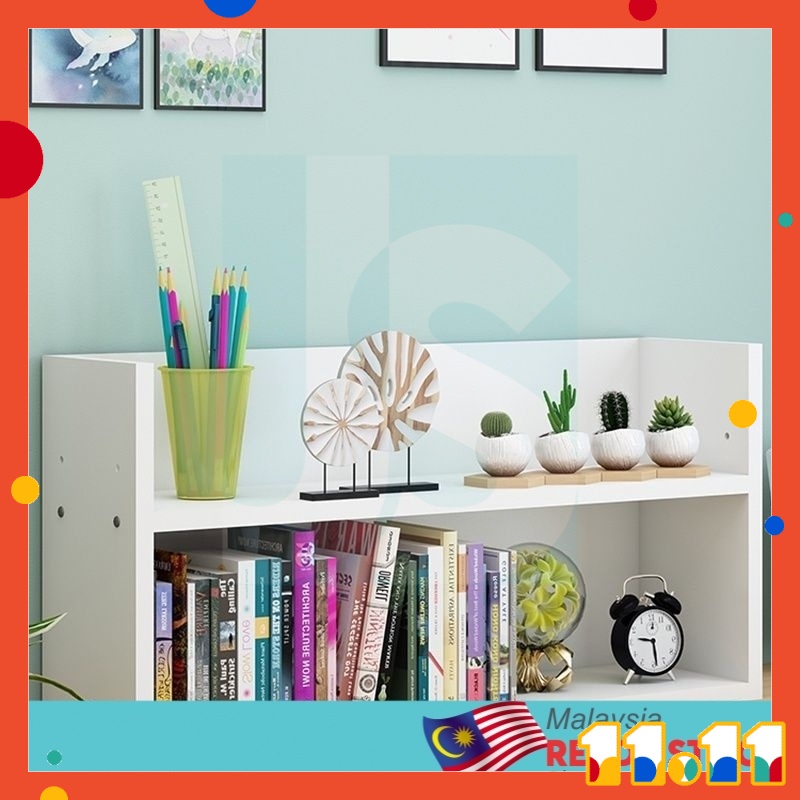 Hostel study room desktop space saver book rack student office tabletop ...