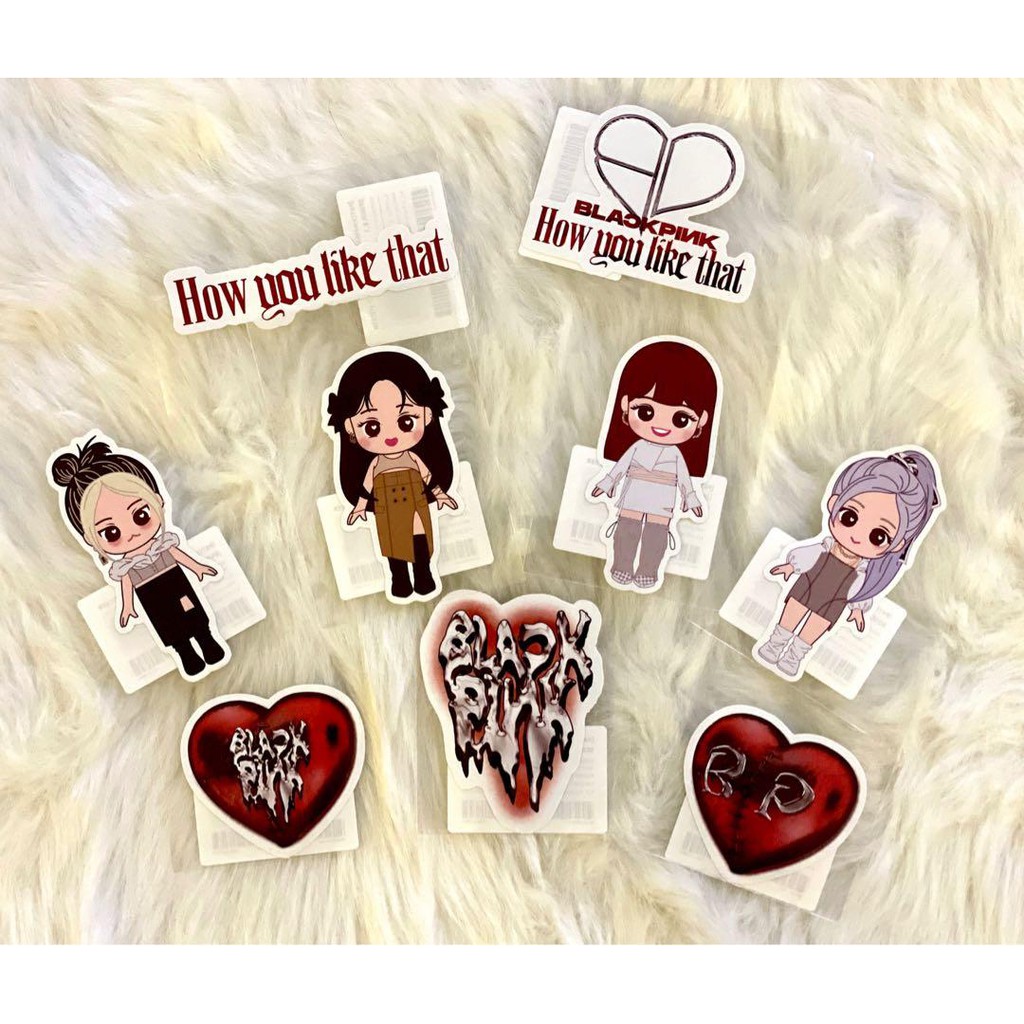 [READY STOCK] Blackpink How You Like That Stickers (100% OFFICIAL ...