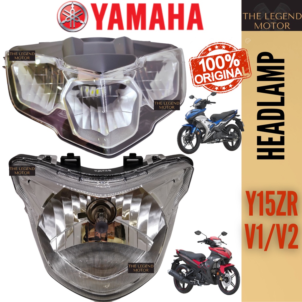 100% ORIGINAL YAMAHA Y15ZR V1 V2 Y15 LC135 V8 FI LCV8 HEADLAMP HEADLIGHT HEAD LAMP LIGHT LAMPU ...